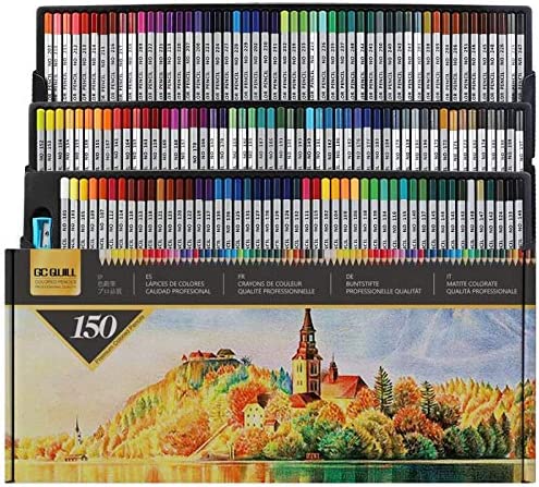 Colouring Pencils-150 Colored Pencils Drawing Set- Art Pencils for Col ...
